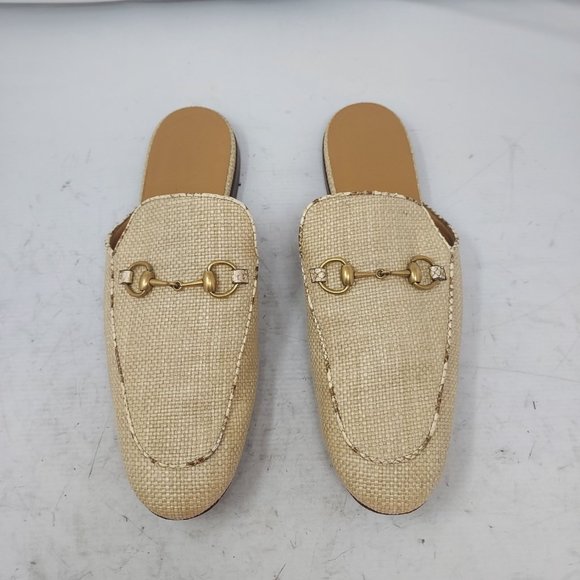 Gucci | Shoes | Gucci Raffia Princetown Naturale Sand Storm Mule | Poshmark